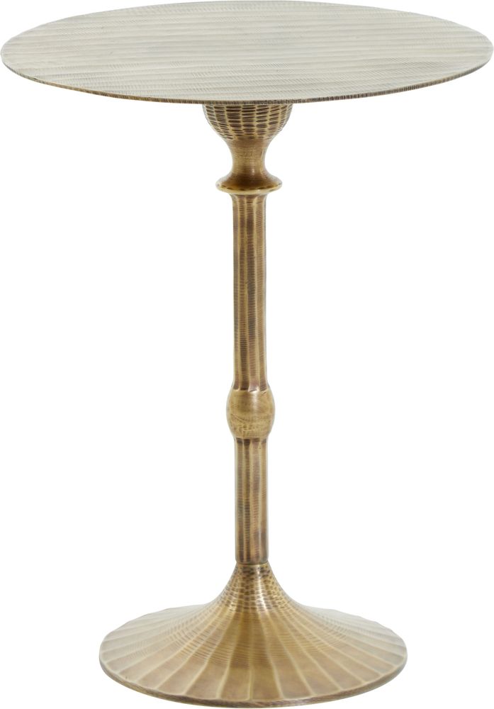 Light and Living Janna Bronze Side Table | Light Bronze Round Shape ...